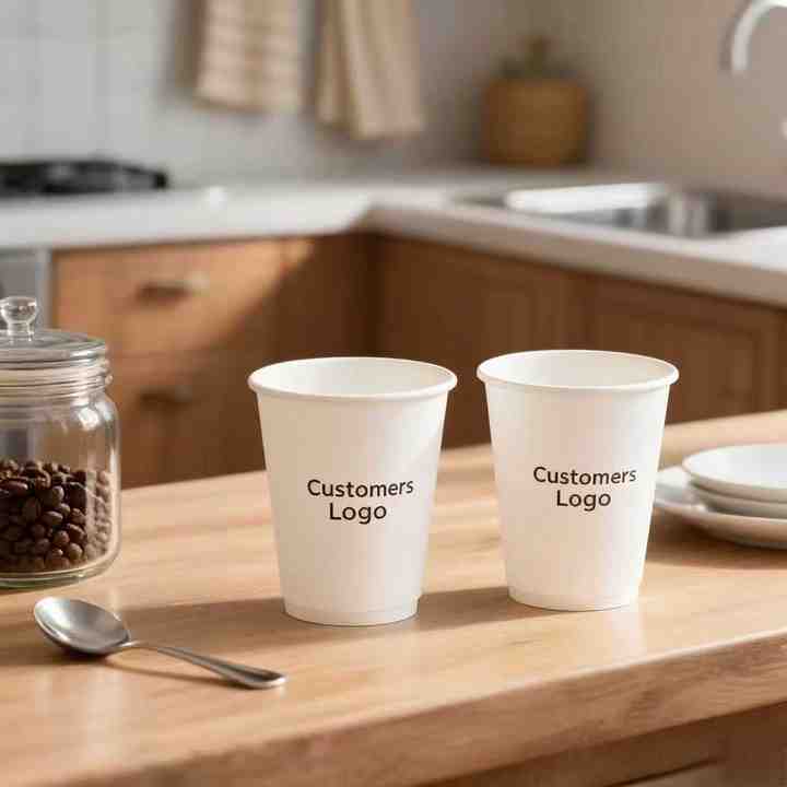 Factory customized 300g double coated color logo customizable milk tea ...