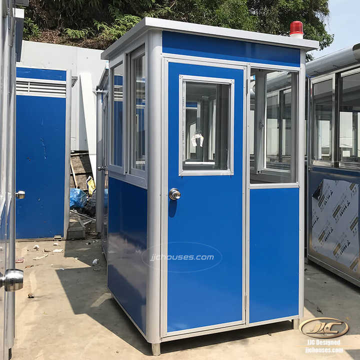 Secure & Stylish: Portable Temporary Kiosk - Sentry Box