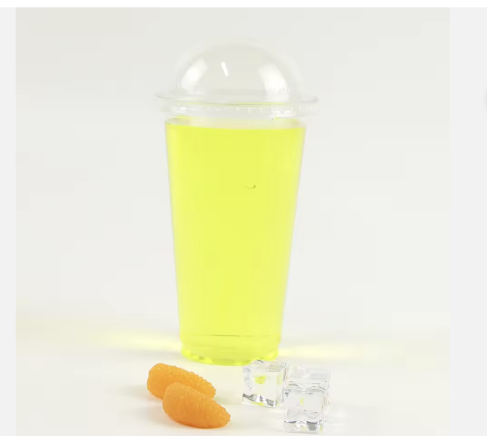 QianYi Transparent Disposable PE/PET Cups for Milk Tea & Coffee ...