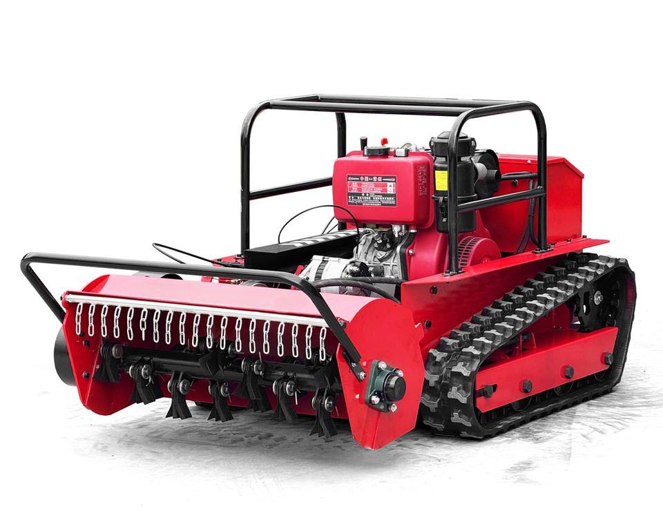 Remote-Controlled Diesel Brush Cutter 18HP with Hydraulic Lift 1m ...