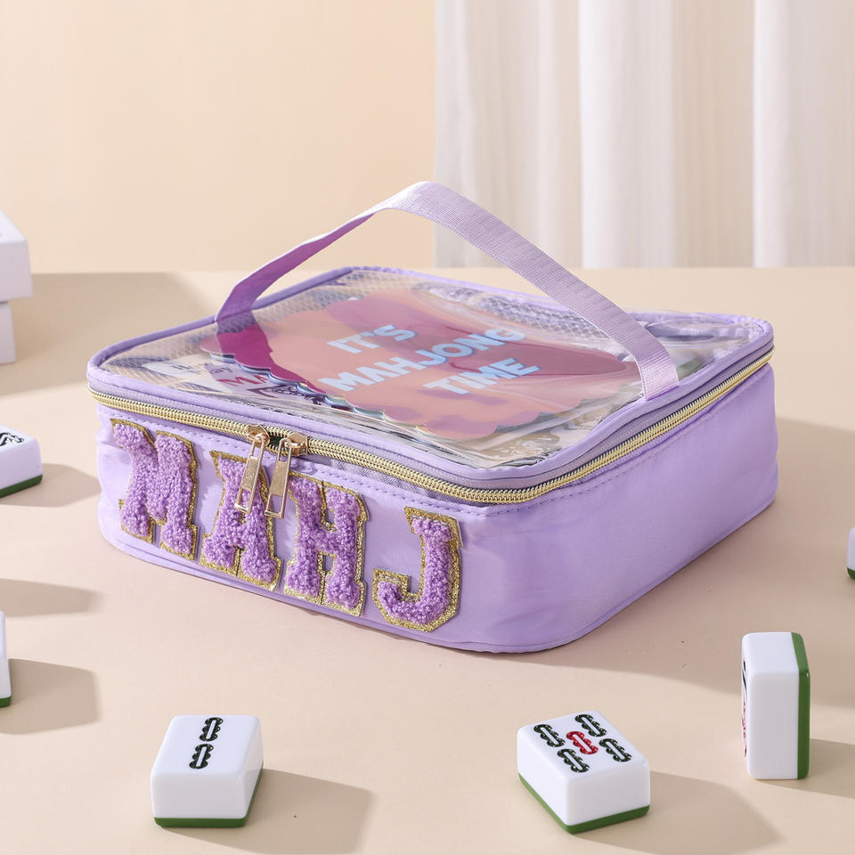 Leti Modern Rectangular Mahjong Storage Bag Large Capacity Travel ...