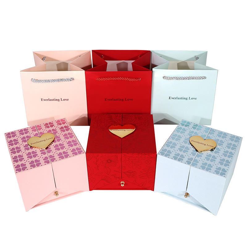 2026 AYOYO Eternal Flowers Head Acrylic Box Gift LED Light-Handmade ...