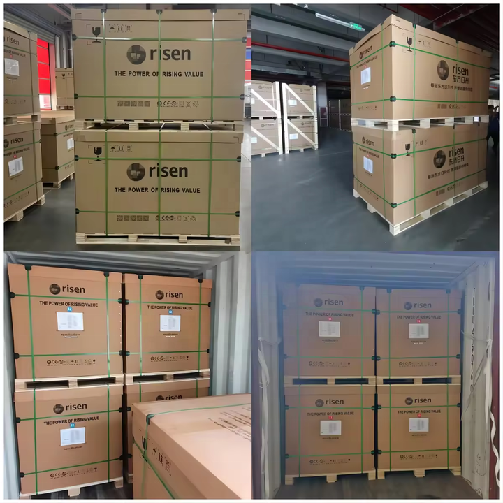 In Stock Risen High Power Bifacial Solar Modules 690W-715W HJT Mono for ...