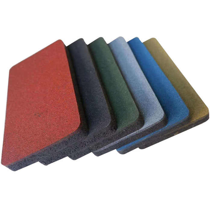 Colorful Rubber Playground Mats for Outdoor Safety & Durability