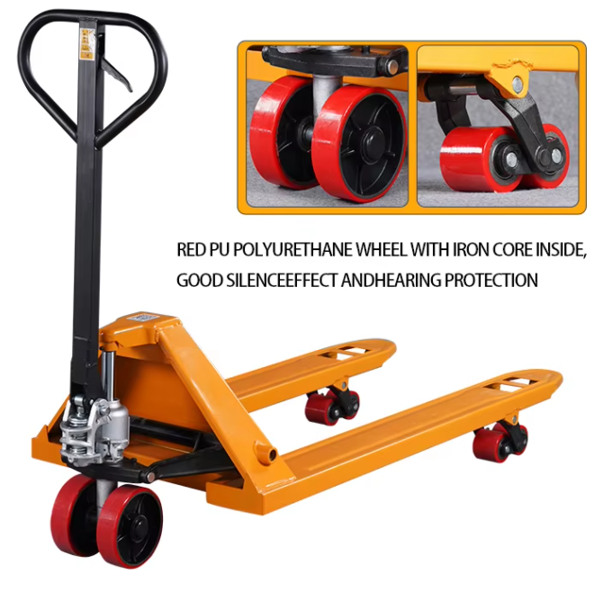 Warehouse Hand Lift Hydraulic Manual Pallet Jack Pallet Truck 2T 2.5T ...