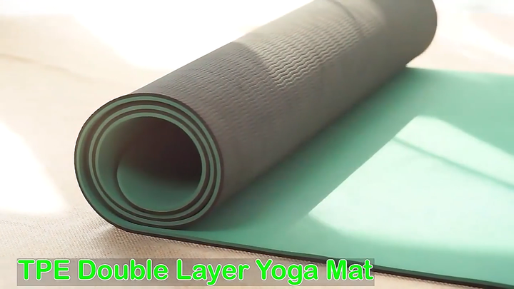 Custom Printed Eco-Friendly TPE Yoga Mats | Non-Slip, 6mm Thick with ...