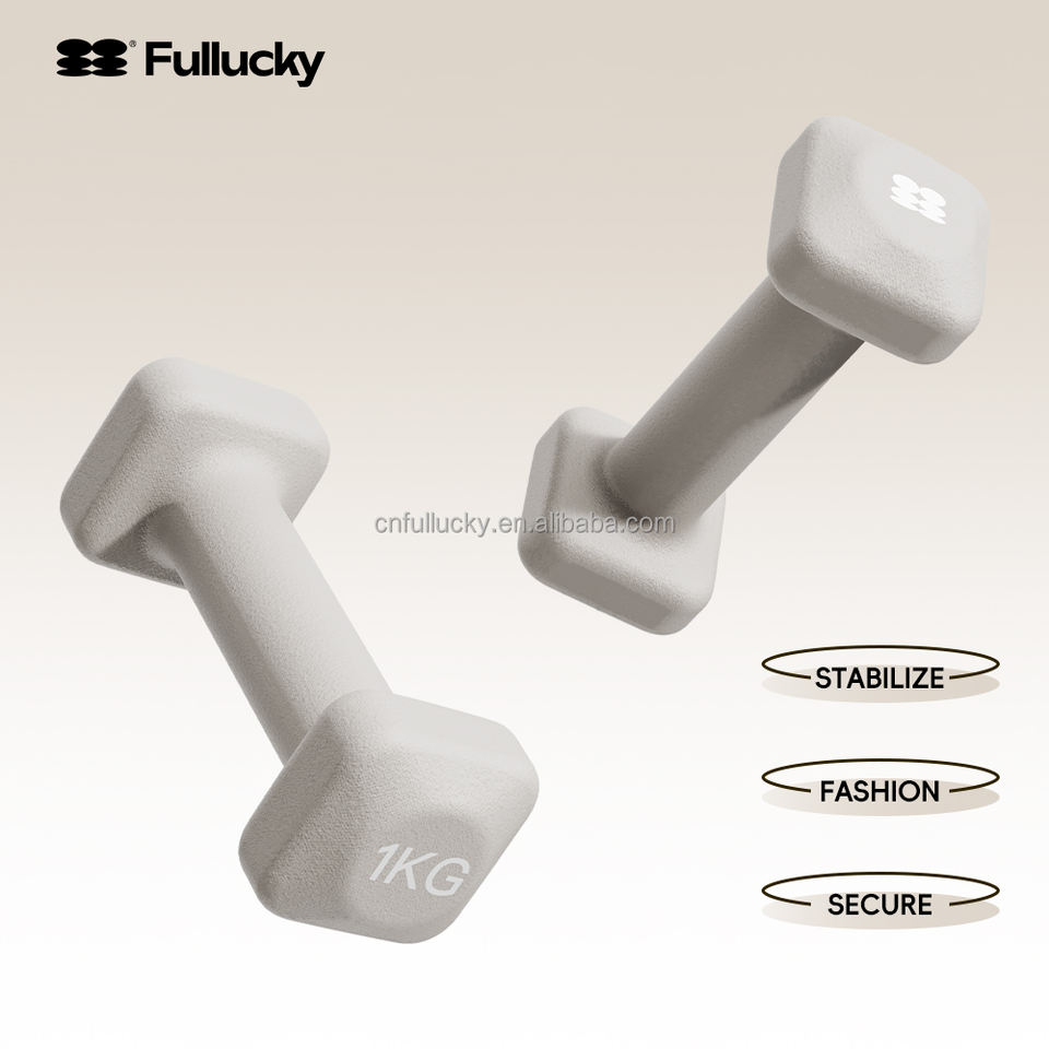 Fullucky Square Dumbbell 5KG Set for Fitness Gym Workout Training ...