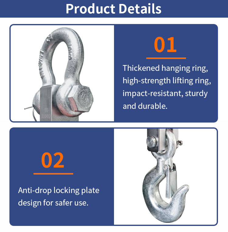Kunhong Weight Hook 500kg OCS Weighing Light Shackle Scales Electronic ...
