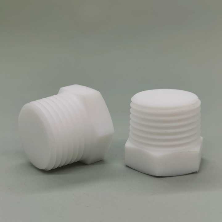 Optional models teflon plug nut valve lined ptfe screw block nut for ...