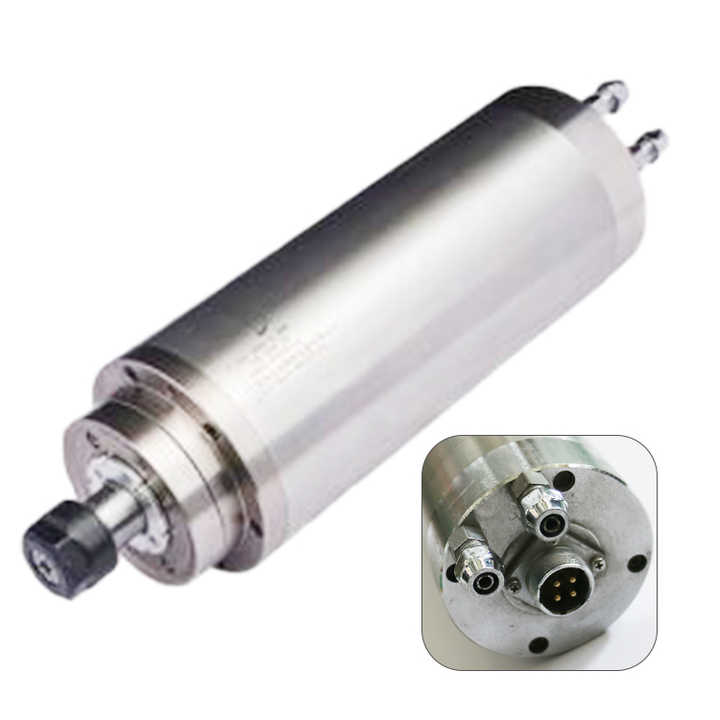 HQD Cnc Router Machine Tool Spindle Motor 2.2kw Water Cooled Lathe ...