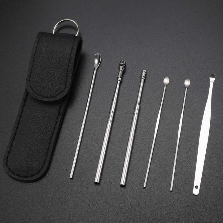 Cuticuter Spring Ear Wax Cleaner Tool Set - Portable & Efficient
