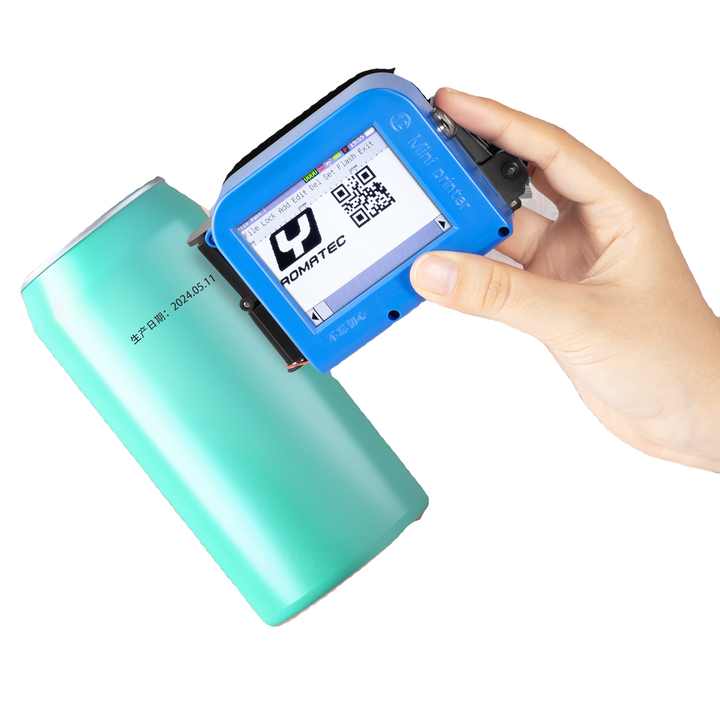 Yaomatec 12.7mm Mini Portable Printer Batch Code Serial Number Logo Expiry Date Inkjet Printer ...