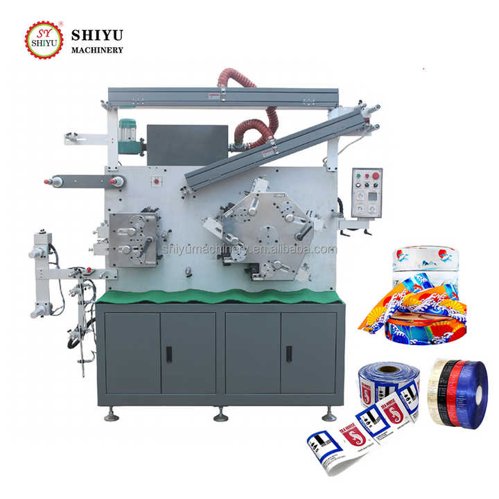 Automatic Narrow Fabric Washable Cotton Label Flexo Printer, Thermal ...