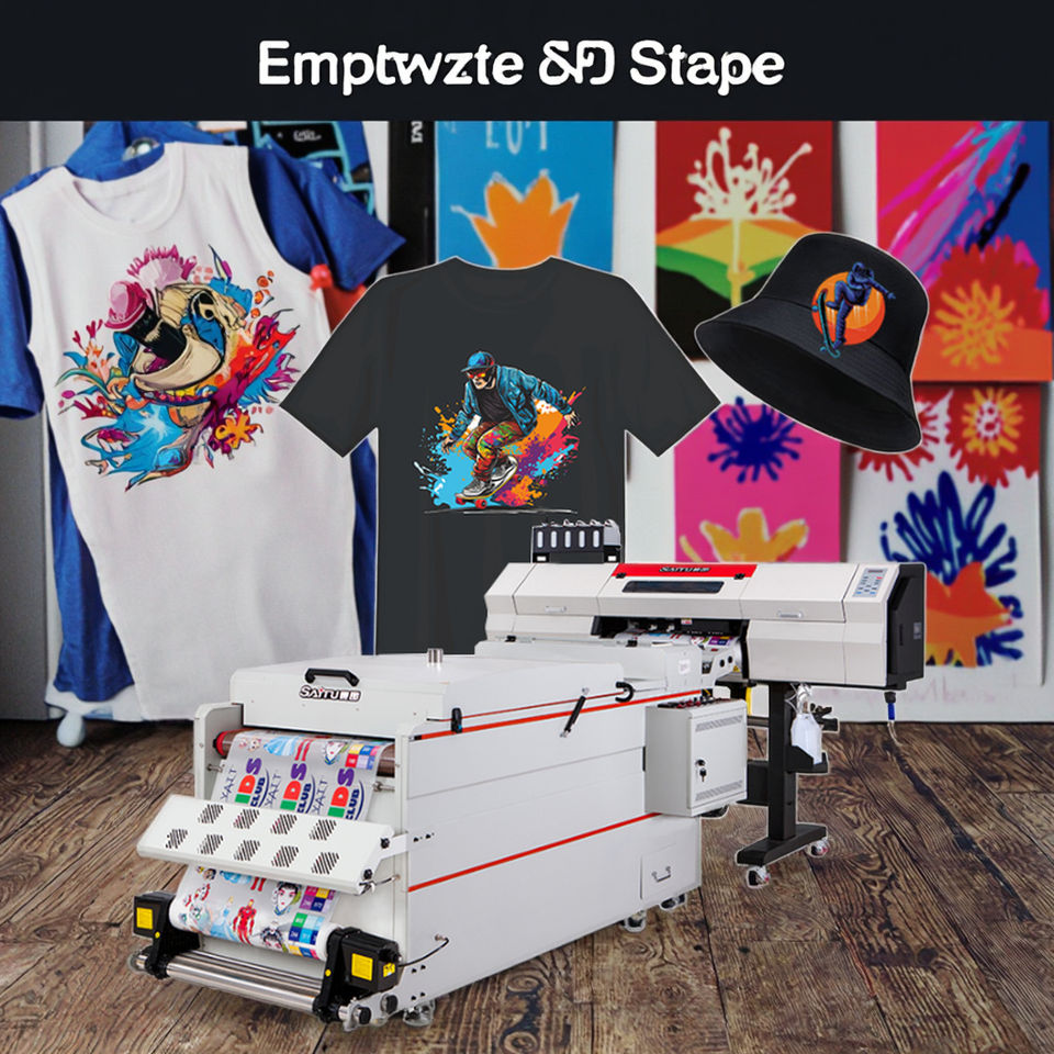 Standard Configuration Automatic Two-Head DTF Printer Machine DTF New ...