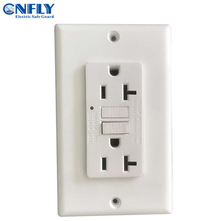 20A 125V GFCI Receptacle - Reliable Ground Fault Protection