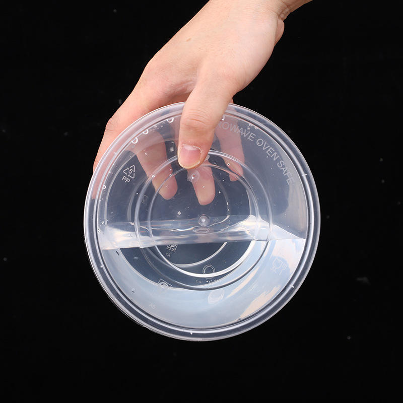 Disposable Plastic Food Container Bowl Hot Sales Disposable Round Food ...