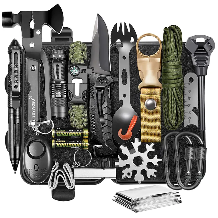 Survival Gear and Equipment 20 in 1 - Professional Cool Gadgets for ...