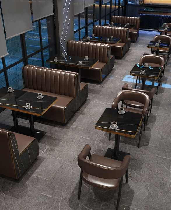 Unionwood Modern Restaurant Booth Seating Table And Chairs For Bar ...