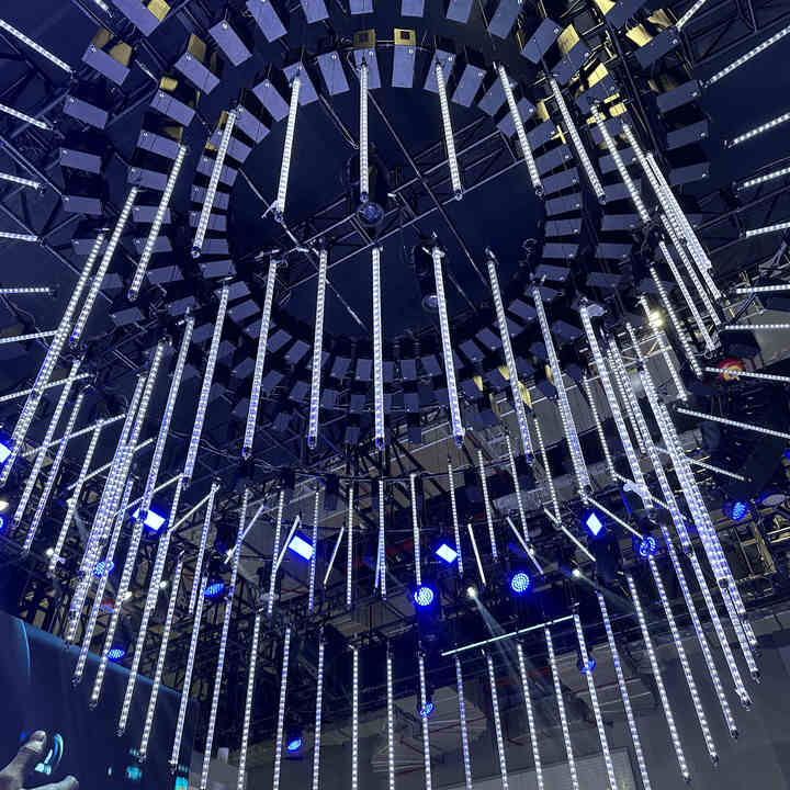 DMX Pixel Motor Kinetic Lighting System with Led Kinetic Ball Colorful ...