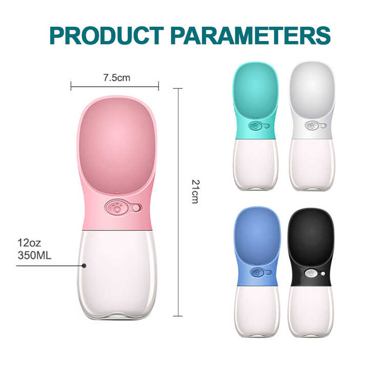 Portable Dog Bowl Pet Drinker Travel Dog Water Bottle Outdoor Drinking ...