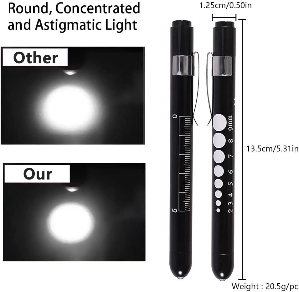 Medical Penlight for Work Nursing Student Essentials Medical Supplies ...