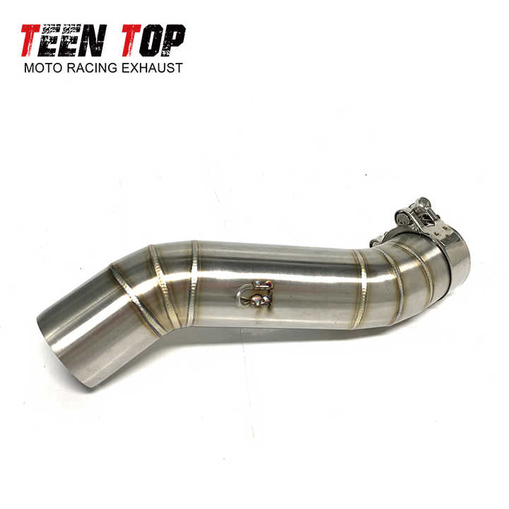For Honda CB400F CB400X CBR400R Side Middle Pipe Motorcycle Exhaust ...