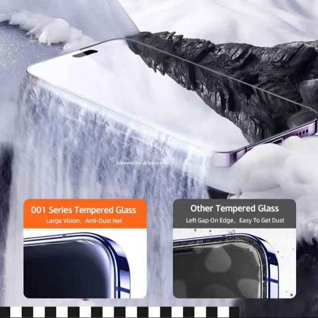 OG Purple Anti Static ESD HD Clear Tempered Glass Screen Protector ...
