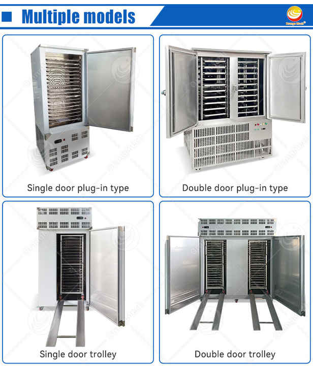 IQF 10 Trays Shock Freezer Industry Blast Freezer Chiller Quick ...