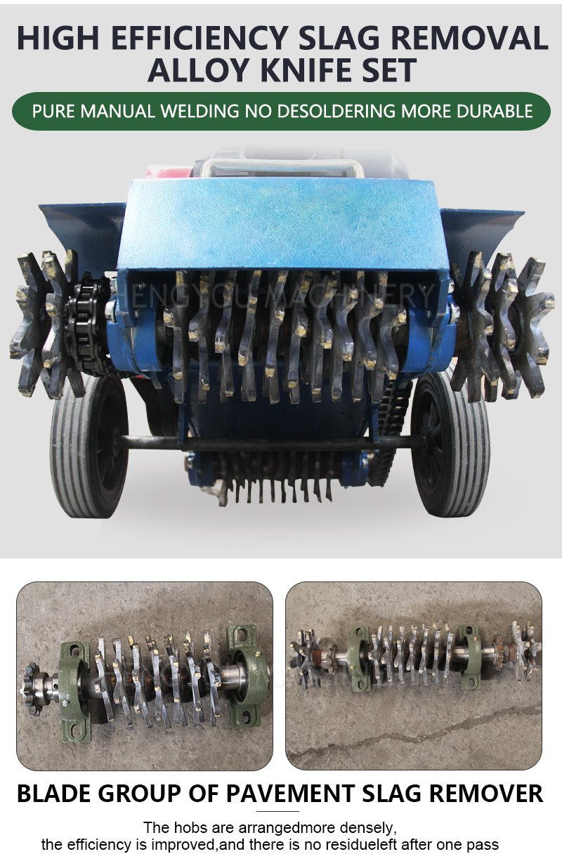 Floor paint stripper 250mm asphalt pavement milling machine floor road ...