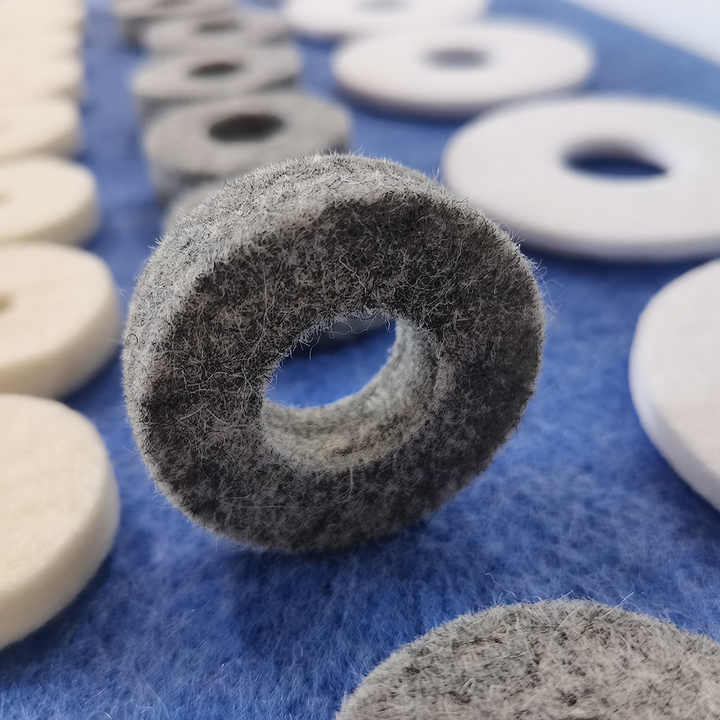Custom Industrial Mechanical Seal 100% Wool Felt Washer Oil Absorbing ...