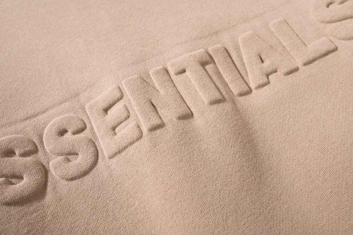 Cotton Fleece Embossed Hoodie Custom Embossed 3D Logo Thick Warm Cotton ...