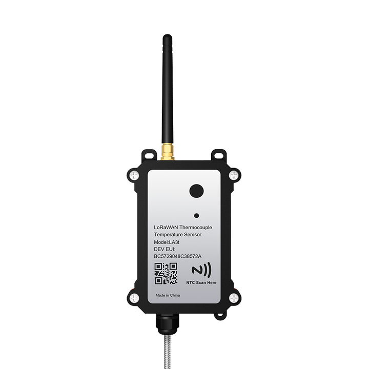 Industrial Dual-NTC LoRaWAN Temperature Sensor - IP67 Wireless End Node ...