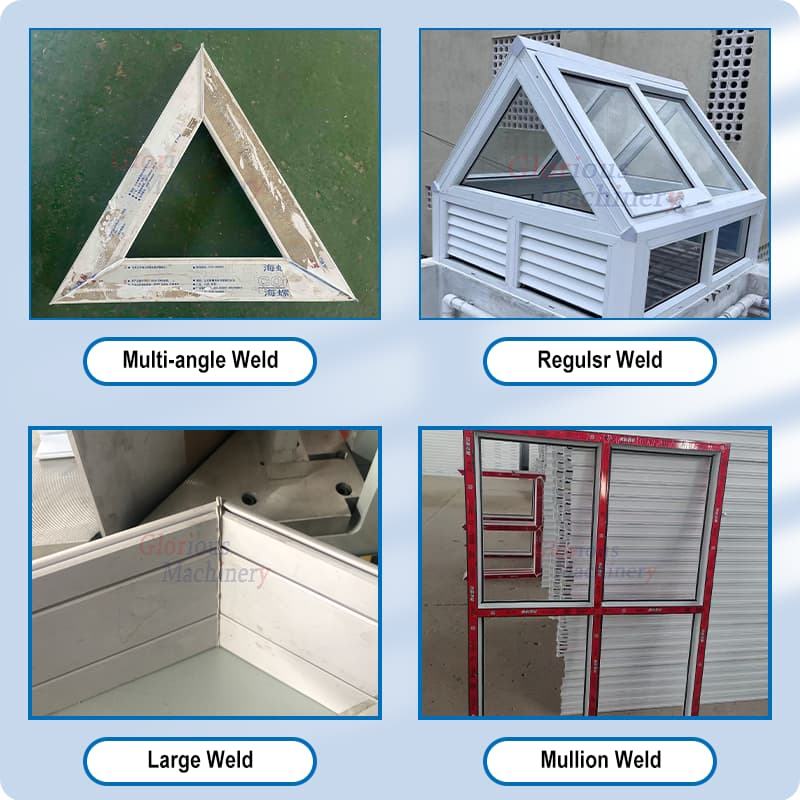 Glorious Automatic Window Door Frame PVC/UPVC Profiles Welding ...