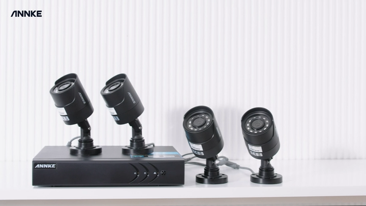 ANNKE 8CH 5-in-1 DVR System - 8pcs 1080P Security Cameras