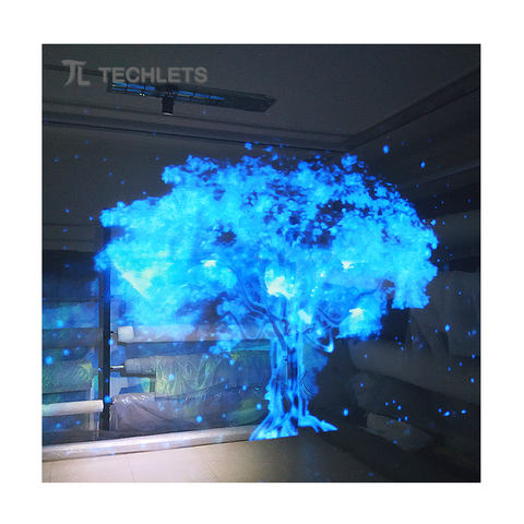 Transparent Holographic Mesh Projector Screen 3D Hologram Projection ...