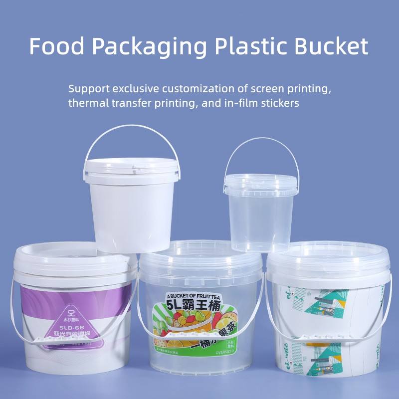 6L Plastic Bucket with Lid - Environment-Friendly & Durable