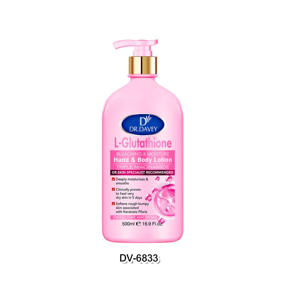 DR DAVEY Body Lotion OEM Bleaching L-Glutathione Triple Niacinamide ...