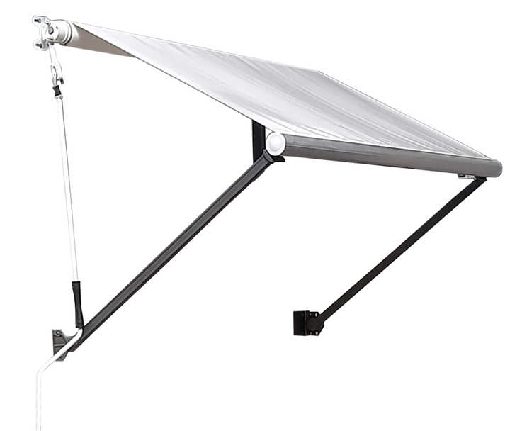 Outdoor Vertical Drop Arm Retractable Awning for Window Sunshade Rain ...