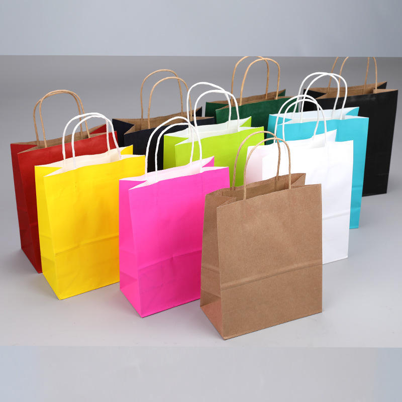 Factory Direct Customization of Kraft Paper Tote Bags Wholesale Eco ...