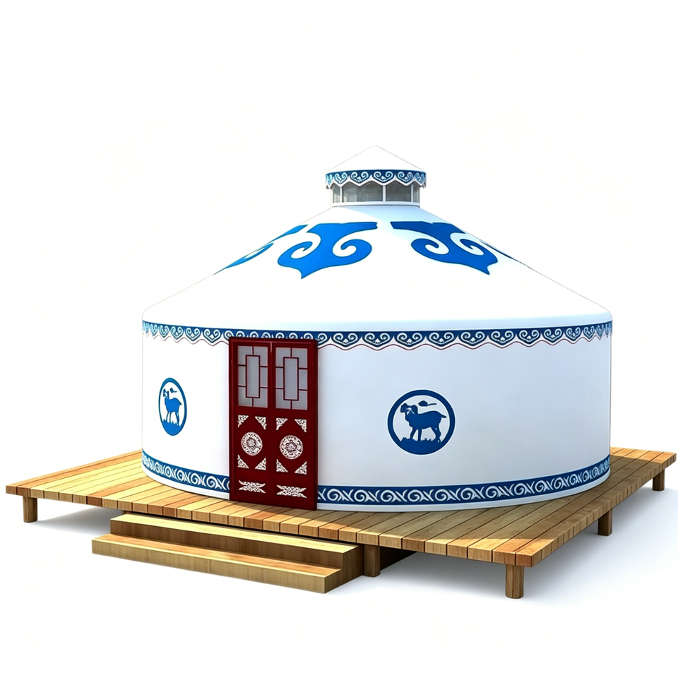 Factory Direct Mongolian Yurt Tent with Luxury Modern Style for Luxury ...