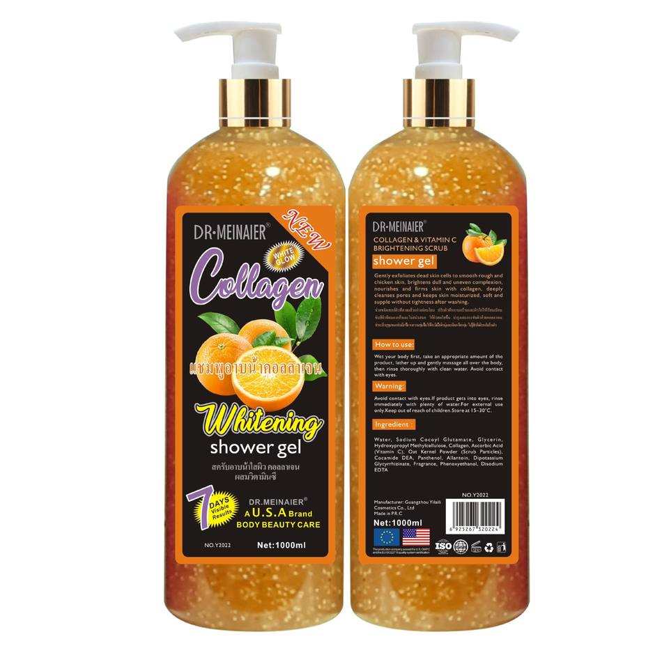 Private Label Herbal Gentle Bath Cleanser Orange Body Wash Fruity ...