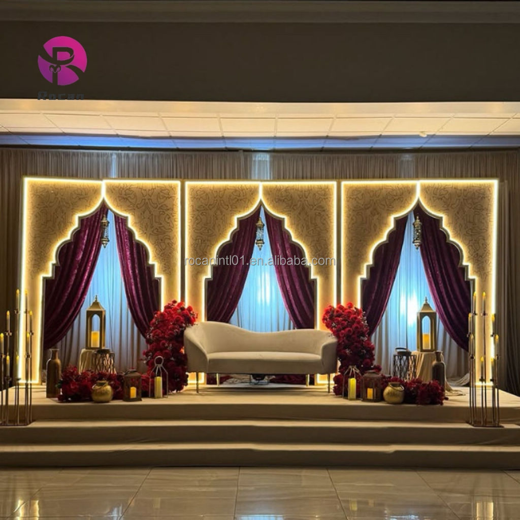 Add Elegance to Any Celebration with Unique muslim wedding stage ...