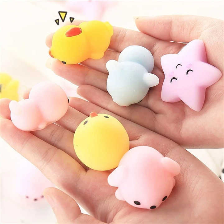 Mochi Fidget Toys - Cute, Stress Relieving Squeeze Animals