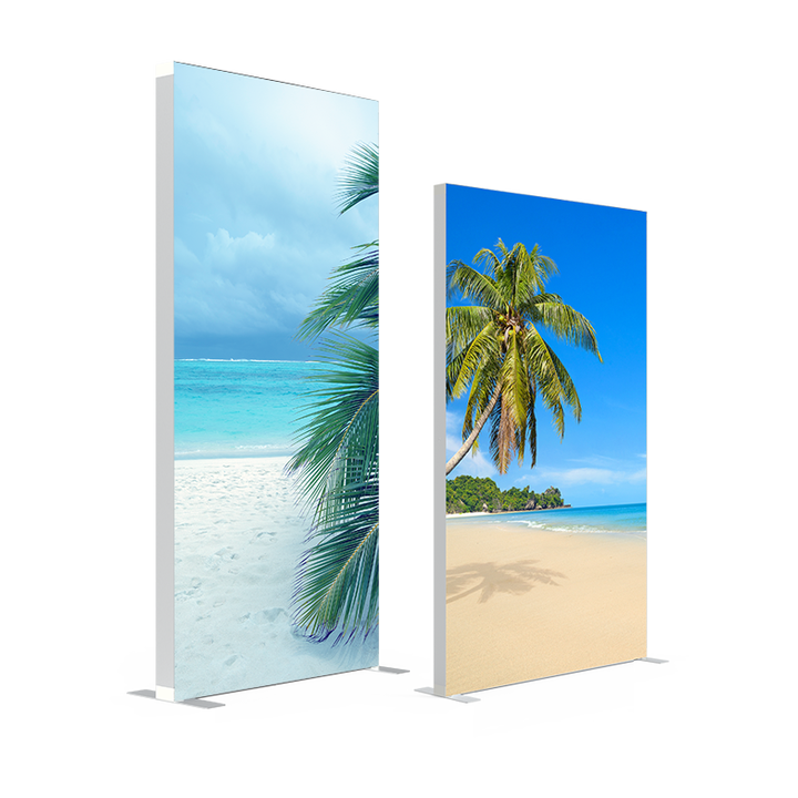 Admax Advertising Foldable LED SEG Fabric Light Box Back Wall Tool-free ...