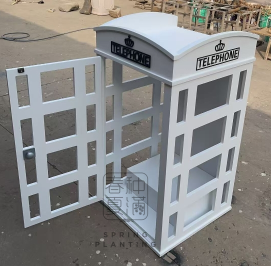 Mini Telephone Booths for Audio Guestbook & Neon Light Decor