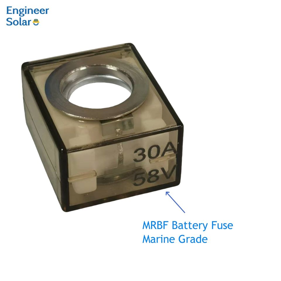 BLUE SEA Ceramic MRBF Fuse Replacement Terminal 30-300A with Marine ...