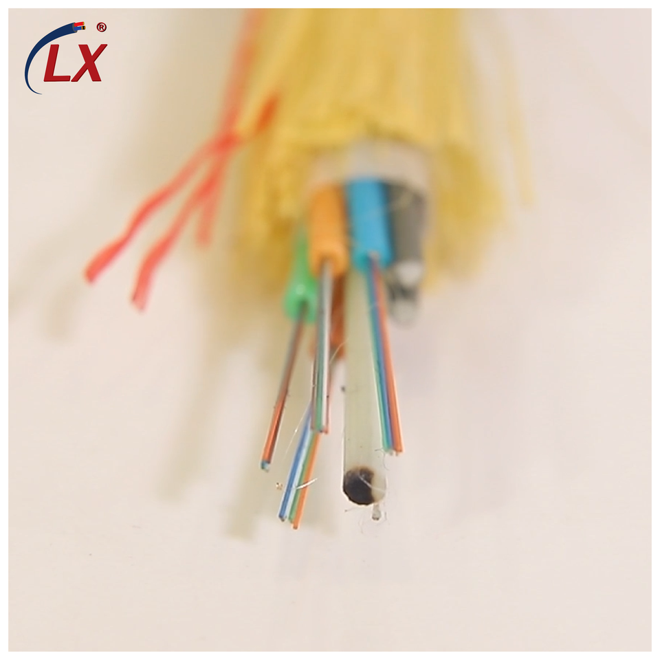 LX Outdoor Aviation ADSS Fiber G652D 24 6 8 12 24 48 96 144 Core Single ...