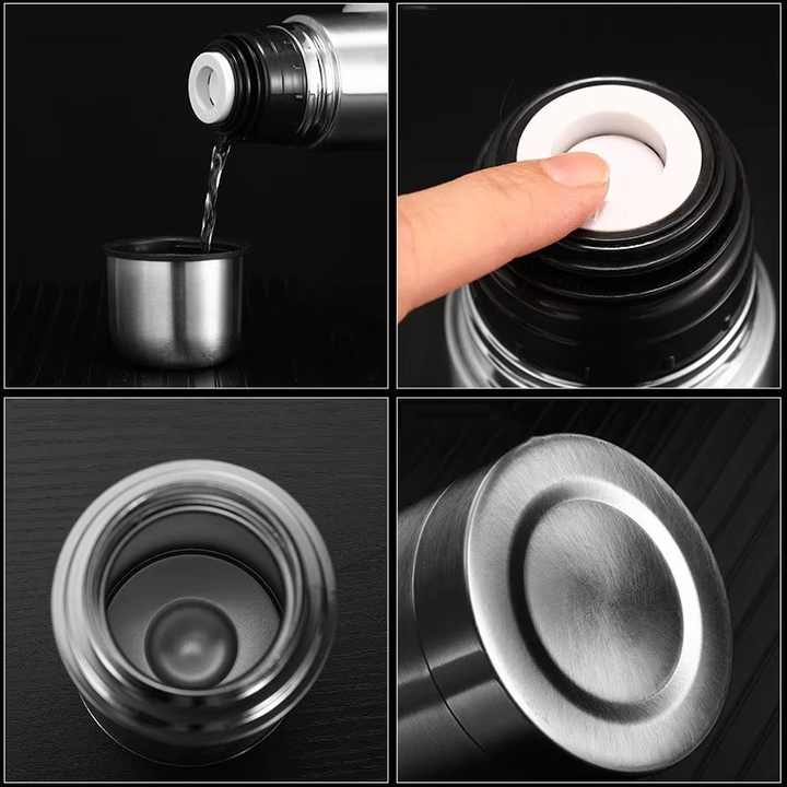 High Quality Double Wall Insulated Stainless Steel Thermos Keeps ...