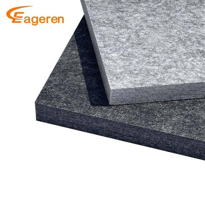 Sound Absorbing PET Acoustic Felt Wall Panels - 100% Polyester Fiber