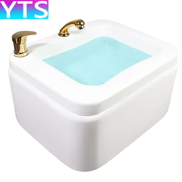Luxury Acrylic Pedicure Chair with Soaking Foot Spa
